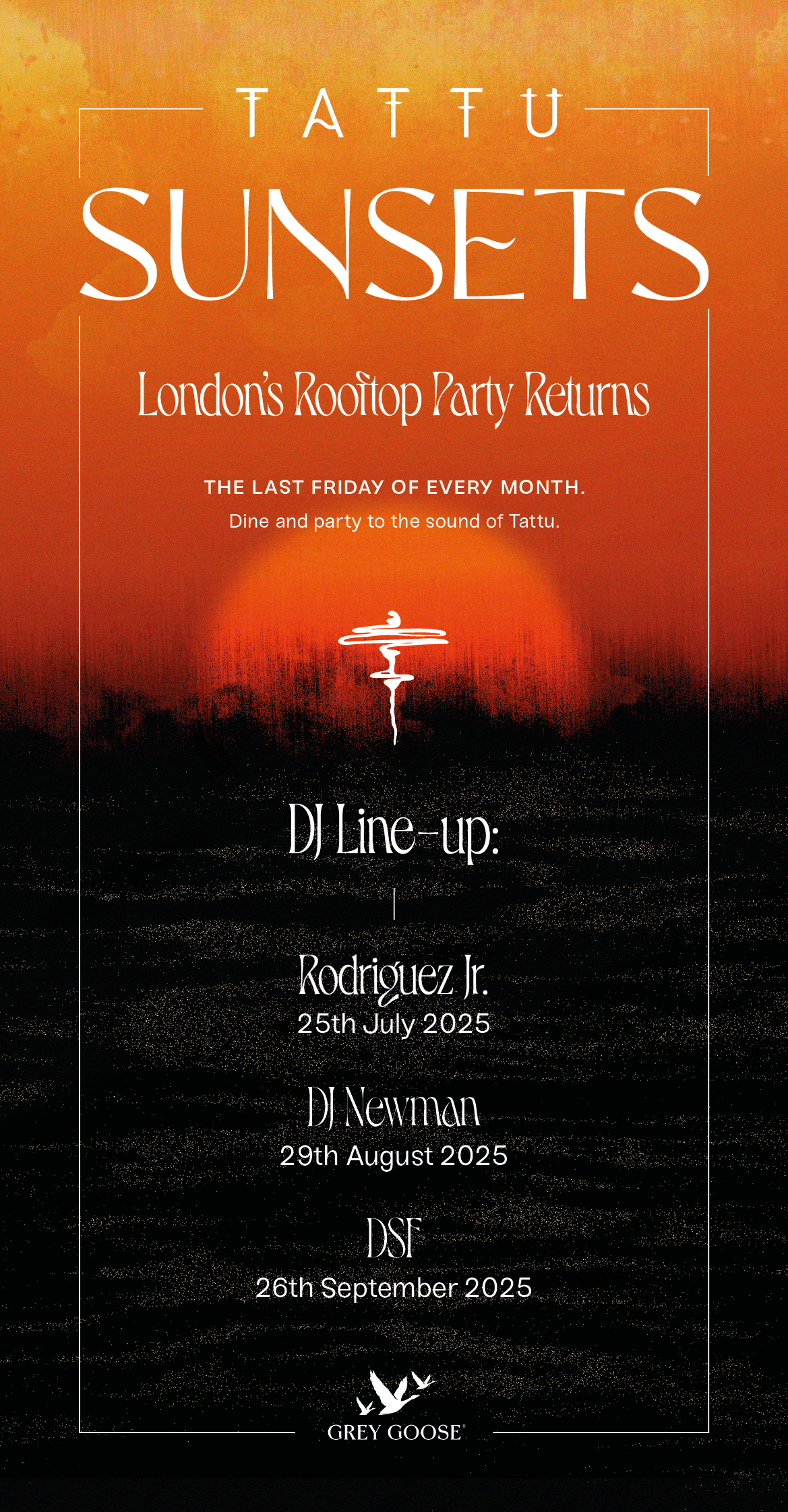 Tattu Sunsets - Tattu Restaurant and Bar